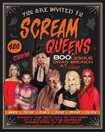 Scream Queens: A BOOlesque Drag Brunch - The Oxbow Hotel